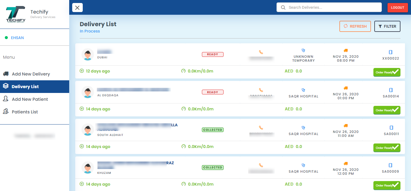 Techify Medicine Delivery Service App - Techify Algorithm Technologies LLC Techify Medicine Delivery Service App - Techify Algorithm Technologies LLC